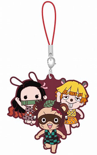 Ponjiro, Pyonko, and Choitsu : "Destroy Demon Slayer: Kimetsu no Yaiba! Capsule Rubber strap 8 ...
