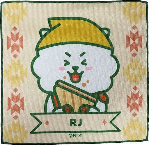 RJ (Jin) Mini Towel "『 BT21 Cafe 』 ~ Relaxing Holiday ~" | Goods ...