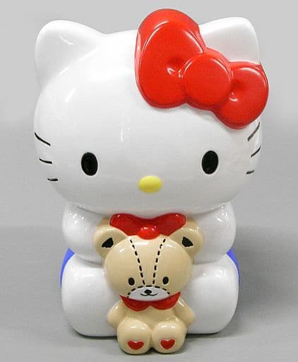 Hello Kitty money box "Sanrio Character Figures" Sanrio point exchange ...