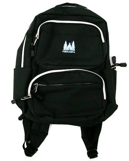Logo (YURUCAMP) Black Backpack "Laid-Back Camp x Shimamura" | Goods ...