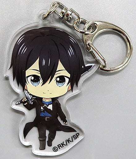 Kirito (Mini Character) Acrylic Key Holder "KUJI Hikido Theater Version ...
