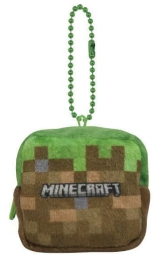 Grass Block Mini Cube Pouch "MINECRAFT - Minecraft -" | Goods ...