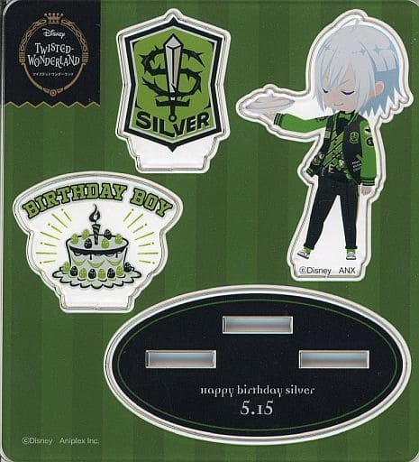 Silver Mini Acrylic Stand "Disney: Twisted-Wonderland" Silver Birthday ...