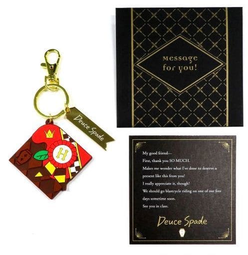 Deuce Spade Rubber Charm & Message Card Set "Disney: Twisted-Wonderland ...
