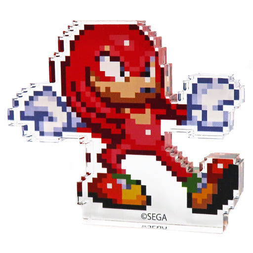 Knuckles the Echidna (arms spread) "Sonic the Hedgehog 3 Pixel Mascot ...