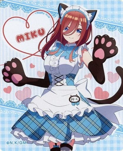 Sankyu Nakano (Nekomimi maid) painted a rubber mouse pad "Eiga The ...