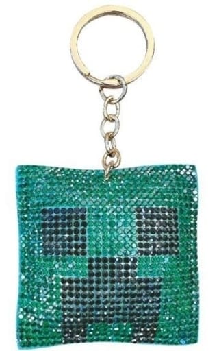 Miscellaneous goods Creeper Sparkling Keychain "MINECRAFT - Minecraft ...