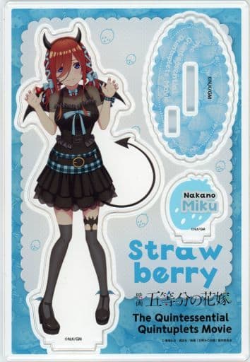 Miku Nakano Acrylic Stand Little devil "Eiga The Quintessential ...