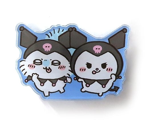 Momonga & Chromiacryl Clip "Chiikawa is small and cute x Sanrio ...
