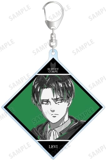 Captain Levi, Ani-Art BLACK LABEL BIG acrylic key holder "Attack on ...