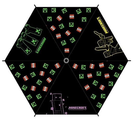 Miscellaneous goods Black Folding Umbrella "MINECRAFT" | Goods ...