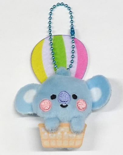 KOYA (RM) Trading Plush toy Key Holder Night ATTRACTION "BT21" TSUTAYA ...