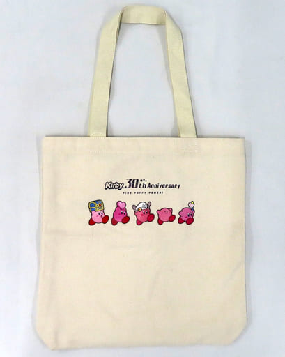 Kirby (horizontally aligned) 30th anniversary tote bag "Hoshi-no Kirby ...