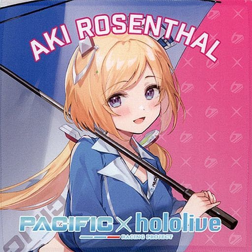 "PACIFIC RACING TEAM× hololive" by Aki Rosenthal Microfiber Minitowel ...