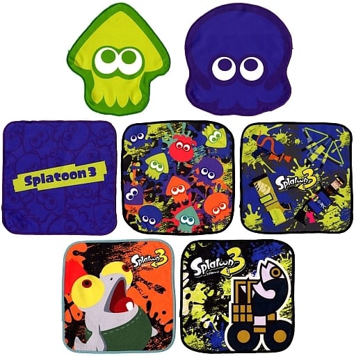 7-Type Set Design Towel "Ichiban KUJI Splatoon 3" F Award | Goods ...
