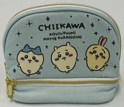 Set (Light Blue) 2-Layer Pouch "Chiikawa x Shimamura" | Goods ...