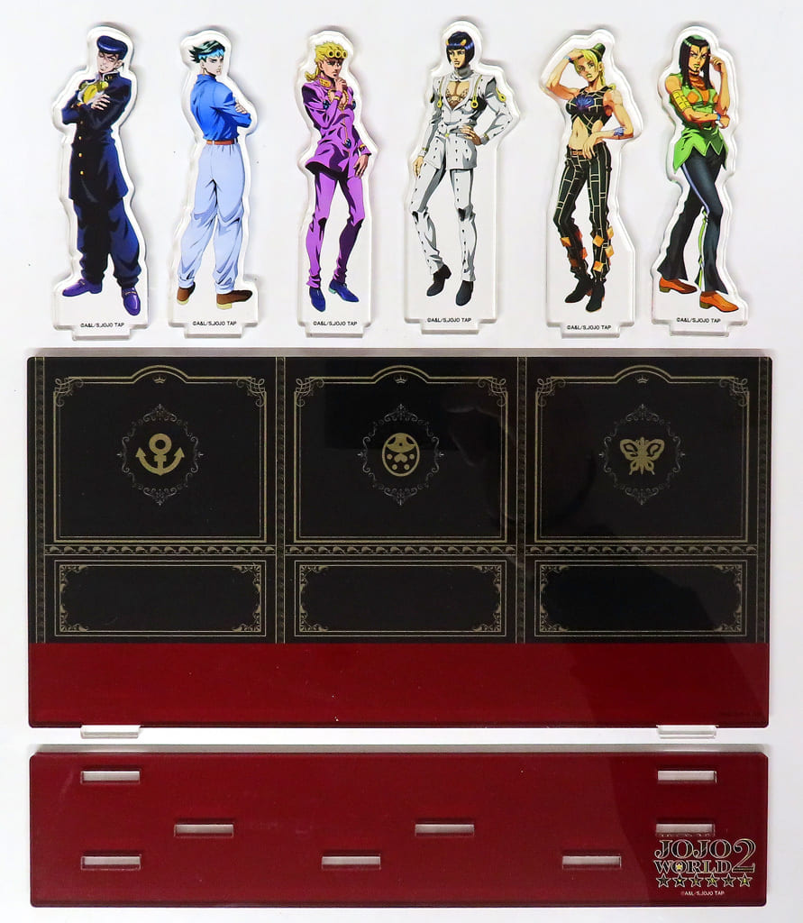駿河屋 - 集合(第4～6部) アクリルジオラマ 「ジョジョの奇妙な冒険 JOJO WORLD2」（アクリルスタンド）