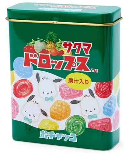Pochakko Drops & Can Case "Sanrio Character Cactus × Sakuma Drops ...