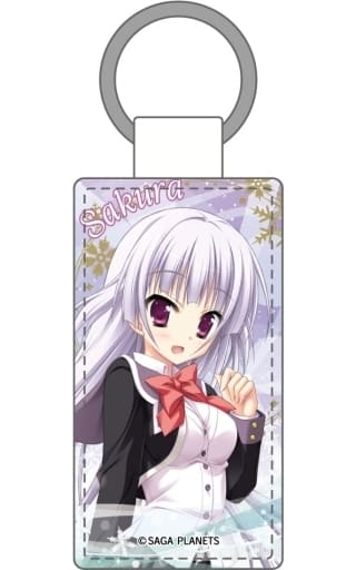 Tamaju Sakura Leather Key Holder "Hatsuyuki Sakura" | Goods ...