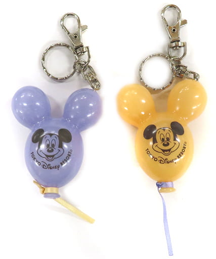 Miscellaneous goods Mickey Mouse (Balloon) Key Chain Set (2-piece Set ...