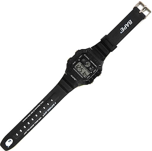 駿河屋 - ロゴ デジタル腕時計 A BATHING APE 2020 SUMMER COLLECTION 付録（腕時計・懐中時計）