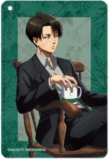 [New] Captain Levi (Tea Time ver.) illustration 1 pocket pass case ...