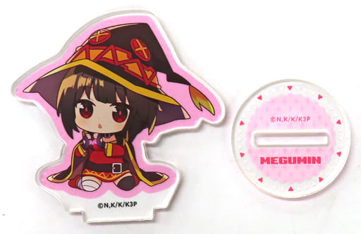 Megumin (Heart) Mini Character Acrylic Stand Figure "KUJI Hikido ...