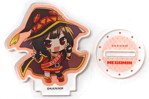 Megumin (Today's protagonist) Mini Character Acrylic Stand Figure "KUJI ...