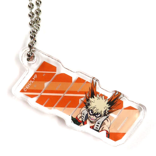 Katsuki Bakugo "MY HERO ACADEMIA × LAWSON Campaign Acrylic Block Key ...