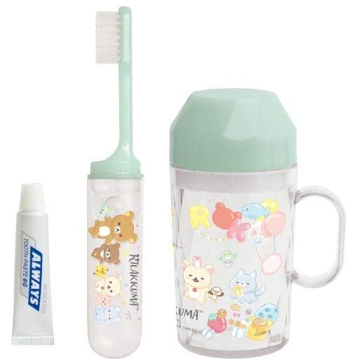 Green Toothbrush Set "Rilakkuma" | Goods / Accessories | Suruga-ya.com