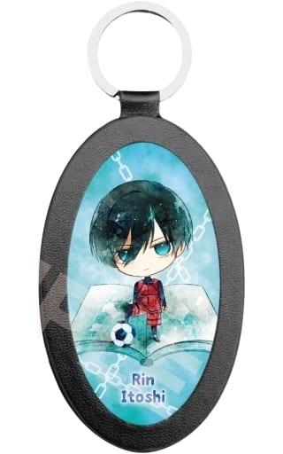 Key holder 21. Rin Itoshi (Mini Character) Art leather key holder from ...