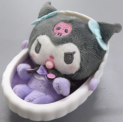 Key holder Kuromi (Ribbon Cyan) Cradle mascot "Sanrio Character ...