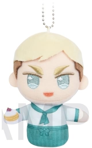 Key holder Erwin Smith Fuwapo ni Series Finger Puppet (mascot) "Attack ...