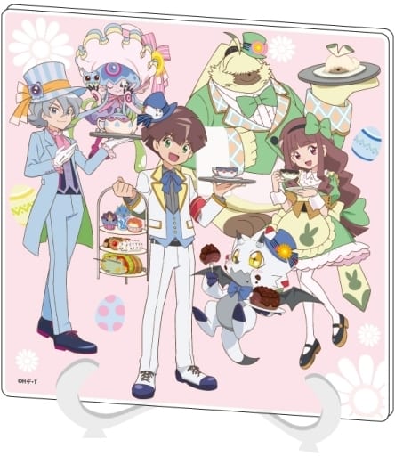 01. Group design tea party ver. (drawing illustration) Acrylic Art ...