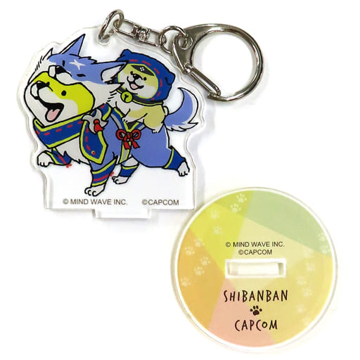 Key holder Galk "Shibanban x Capcom Dog Trading Acrylic Stand Key ...