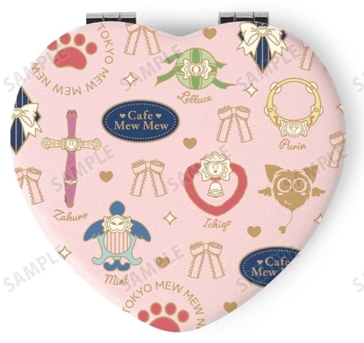 Motif Design (Pink) Heart-Shaped Fold-up Mirror "TOKYO MEW MEW" | Goods ...