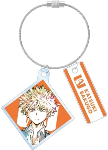 Katsuki Bakugo Ani-Art 2-Strand Wire Acrylic Key Holder 4th series "MY ...