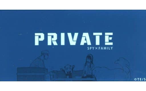 PRIVATE "SPY×FAMILY Exhibition Sign Plate Collection" | Goods ...