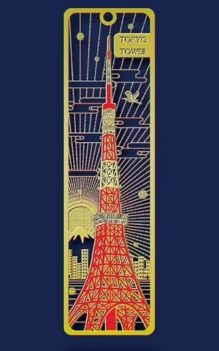Book covers and bookmarks Wasou Tamon Metal Book Marker Tokyo Tower ...