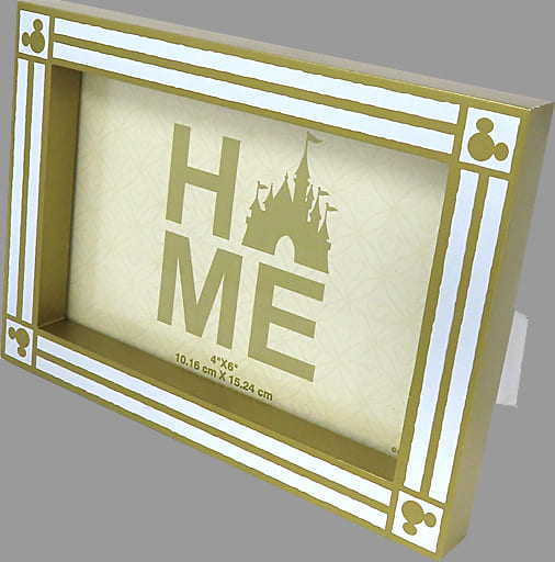Mickey Shape (Gold x White) Photo Frame "Disney" Disney Store Limited ...