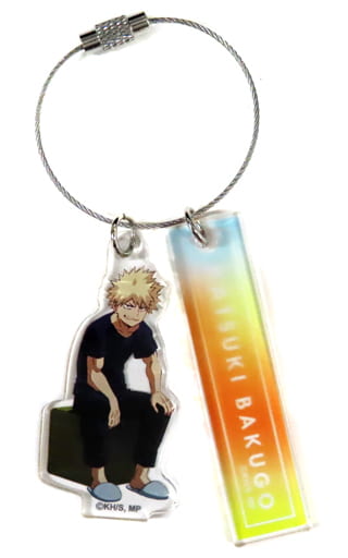 Key holder Katsuki Bakugo 2 Series Acrylic Charm "Welcome back from the ...
