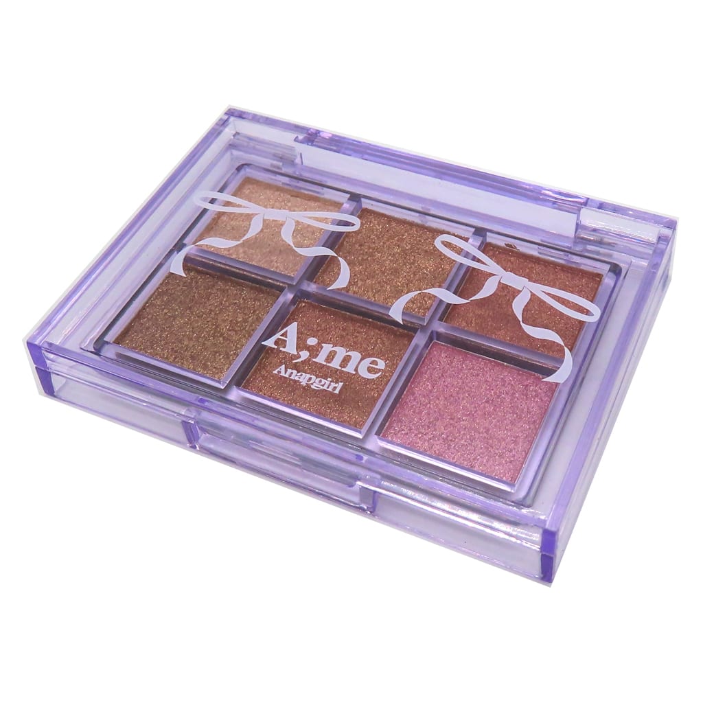 駿河屋 - ANAP GiRL A：me ぬれツヤアイシャドウパレット6色 Cuugal(キューガル) 2024年8月号 付録（その他）