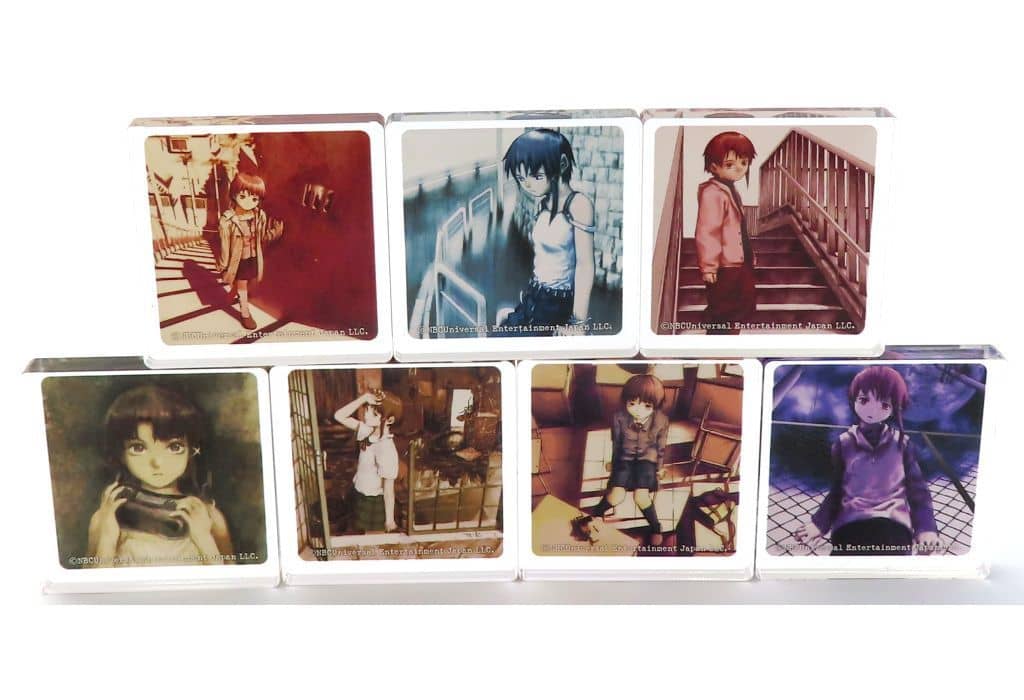 駿河屋 - 全7種セット 「serial experiments lain WEIRD展 トレーディングミニアクリルブロック」（アクリルスタンド）
