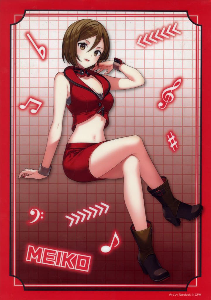 駿河屋 - A3クリアポスター MEIKO 「フリューくじ 初音ミク ぬーどるストッパーフィギュア」 G賞（アニメ）