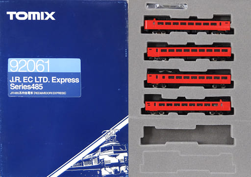1/150 JR 485 Series Limited Express RED & MIDORI EXPRESS (4-car set) [92061] | Toy Hobby ...