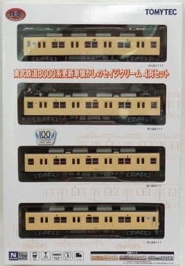 Railway model 1/150 Tobu Railway Series 8000 Renewal Car, Nostalgic Seidirem 4-Pair Set "Railway ...