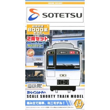 Sagami Railway 8000 Series New Paint 2-Pair Set "B Train Shorty" Series No. 14 | Toy Hobby ...