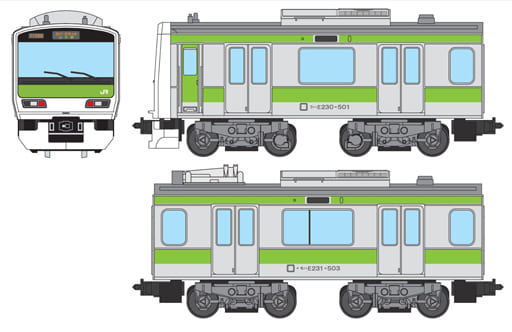 Railway model Yamanote History 6 E231 series 500 series primary car ...