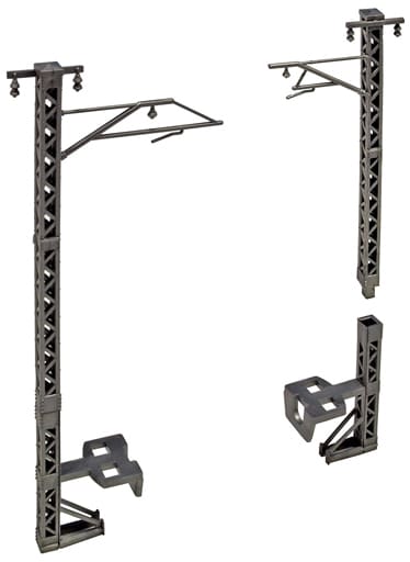 1/150 Single-line Rigid Frame Overhead Contact Posts (with Overhead ...