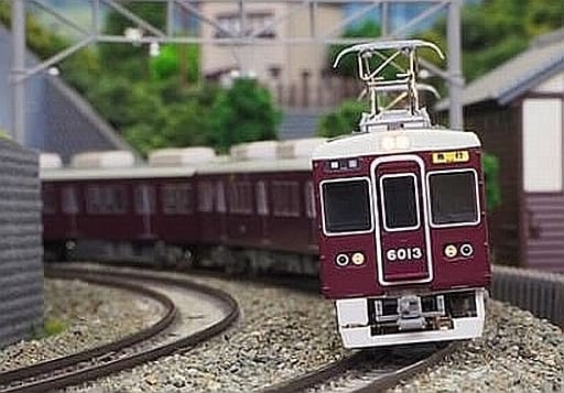 Railway model 1/150 Hankyu Corporation Series 6000 Takarazuka Line 6013 eight car set with ...